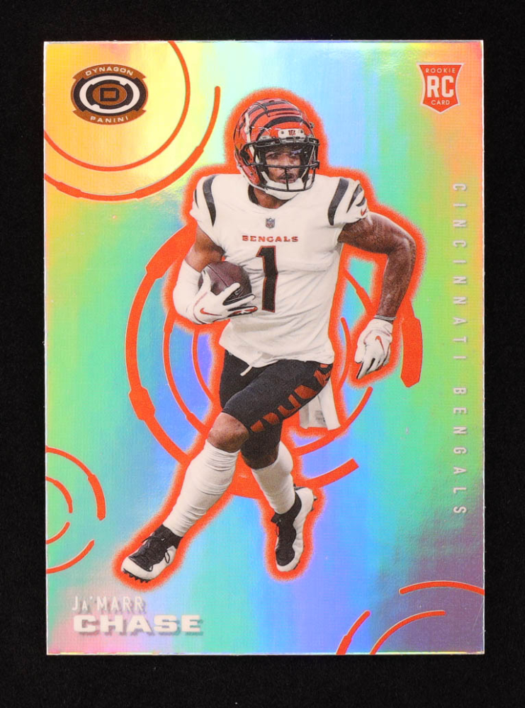 Ja'Marr Chase 2021 Panini Chronicles Dynagon Rookies Silver #9 RC ...