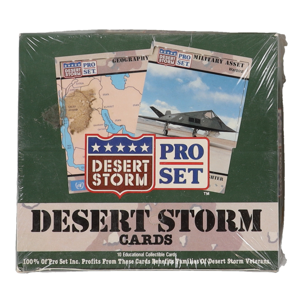 1991 Pro Set Desert Storm Trading Cards With (36) Packs | Pristine Auction
