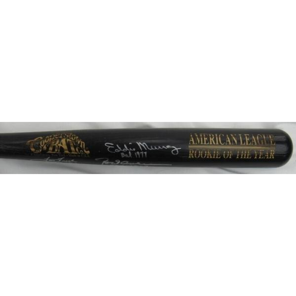 AL Rookie of the Year Cooperstown Baseball Bat Signed & Inscribed By (5 ...