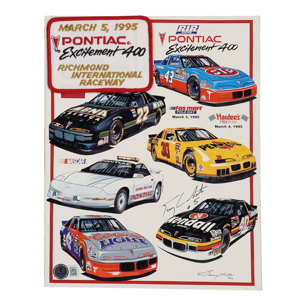 Terry Labonte Signed 1995 "Pontiac Excitement 400" Program (Beckett ...