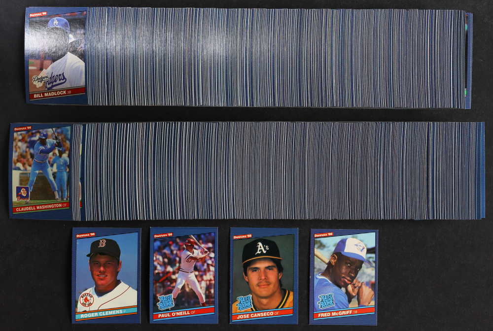 1986 Donruss Baseball Complete Set of (660) Cards with Jose Canseco #39 ...