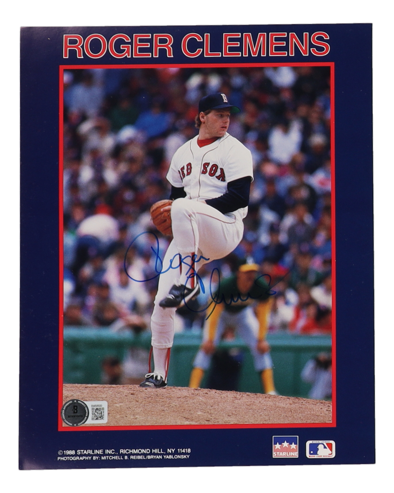 Roger Clemens Signed Red Sox 8x10 Photo (Beckett) | Pristine Auction
