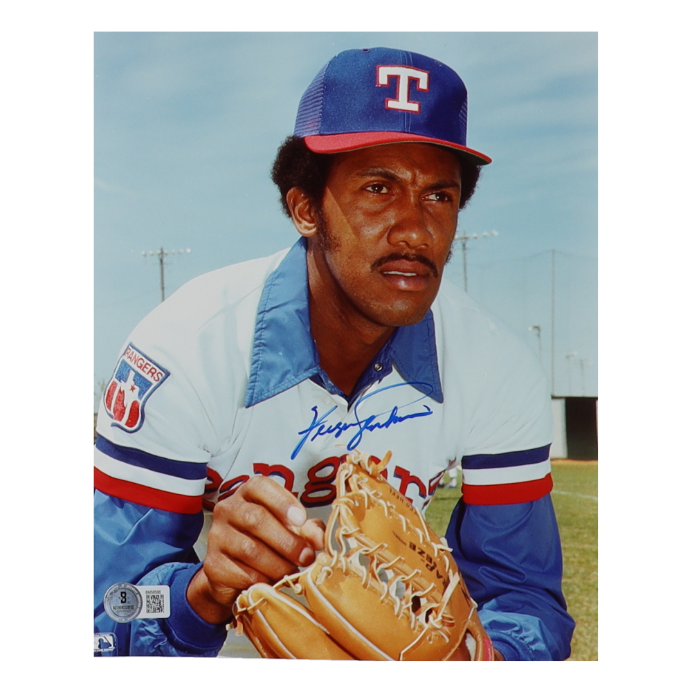 Ferguson Jenkins Signed Rangers 8x10 Photo (Beckett) | Pristine Auction
