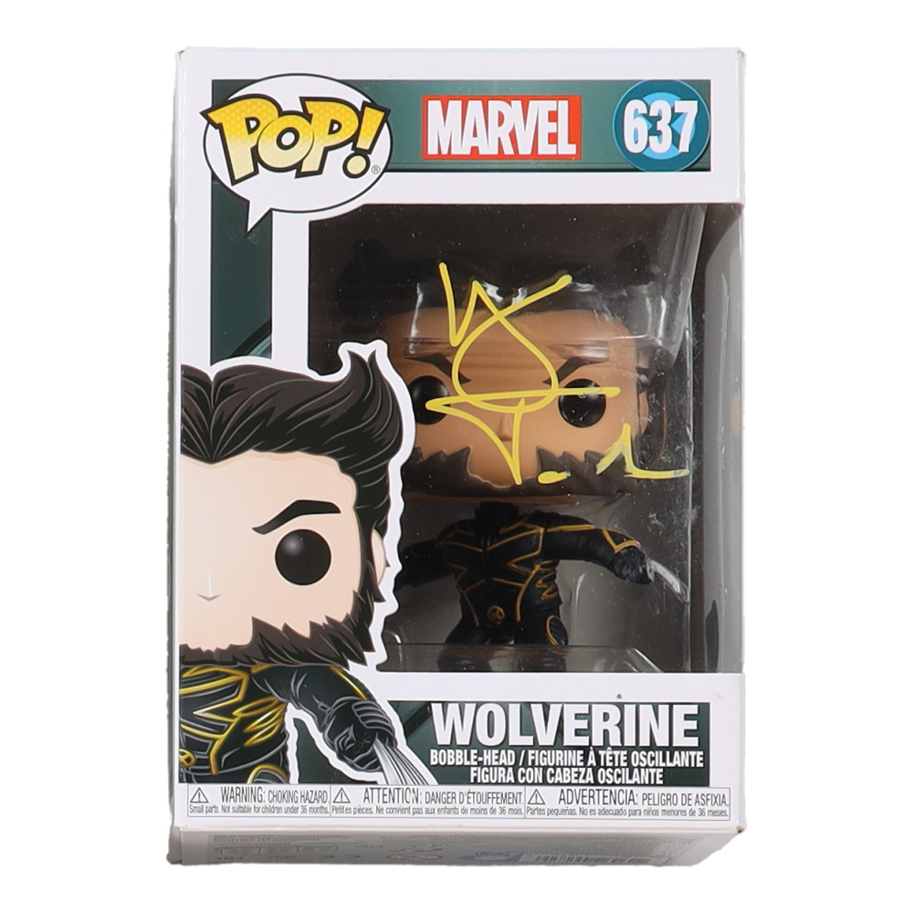 Hugh Jackman Signed "Marvel" #637 Wolverine Funko Pop! Bobble-Head ...