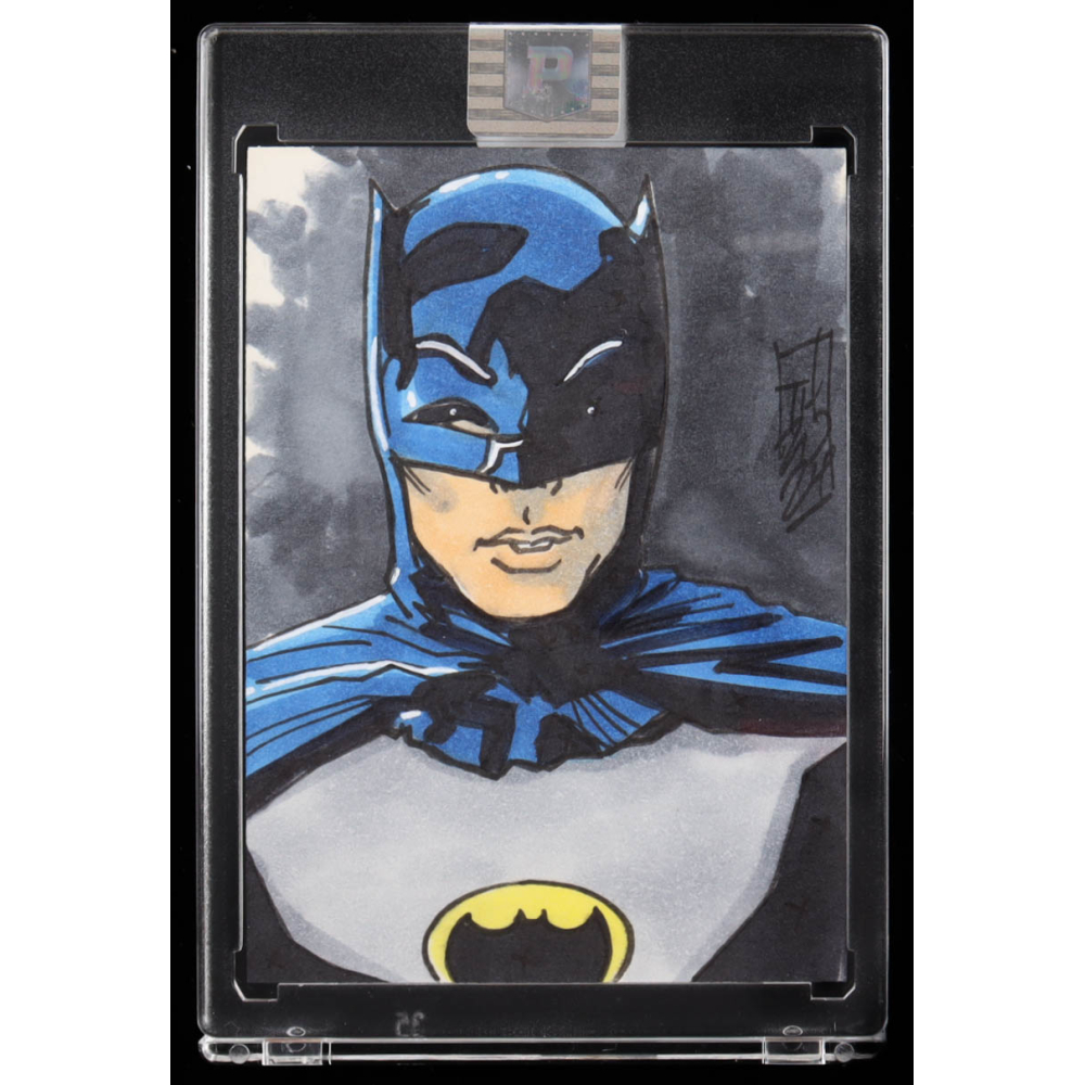 Batman | Adam West | Original Art Sketch Card by Tom Hodges (1/1 ...