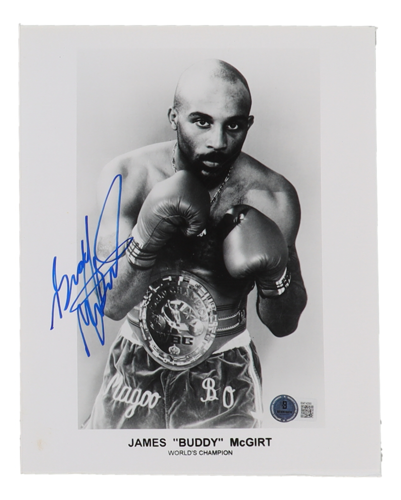 Buddy McGirt Signed 8x10 Photo (Beckett) | Pristine Auction