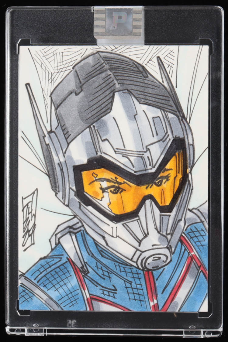 Wasp | Marvel | Original Art Sketch Card by Tom Hodges (1/1 Original ...