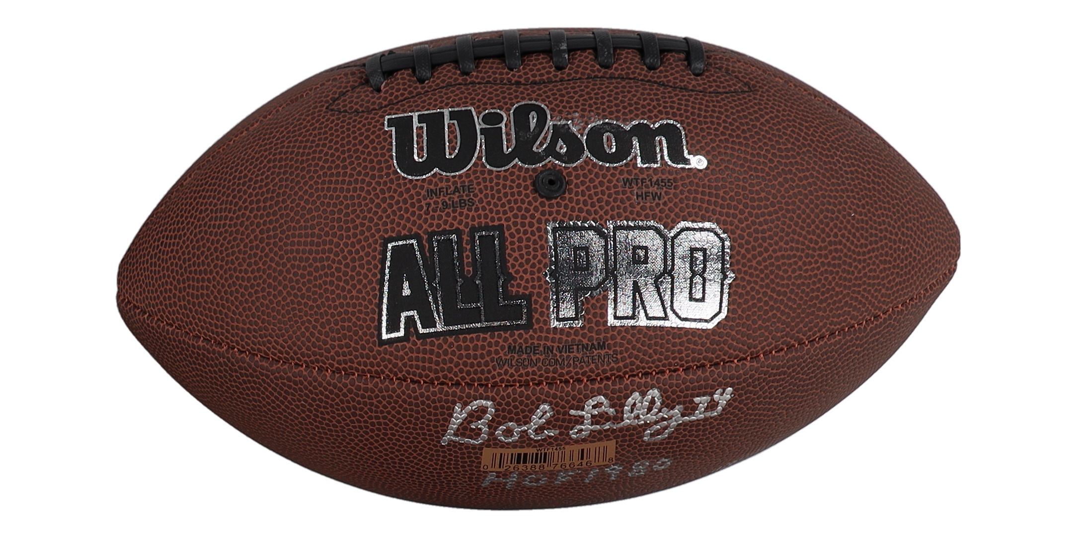 Bob Lilly Signed NFL Football Inscribed "HOF '80" (Beckett) | Pristine ...