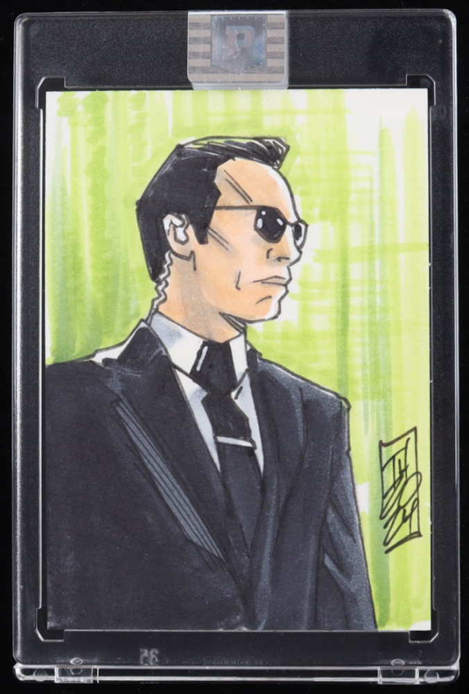 Agent Smith | The Matrix | Original Art Sketch Card by Tom Hodges (1/1 ...
