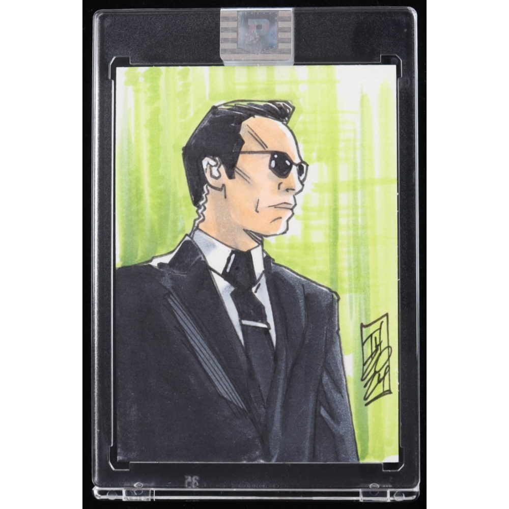 Agent Smith | The Matrix | Original Art Sketch Card by Tom Hodges (1/1 ...