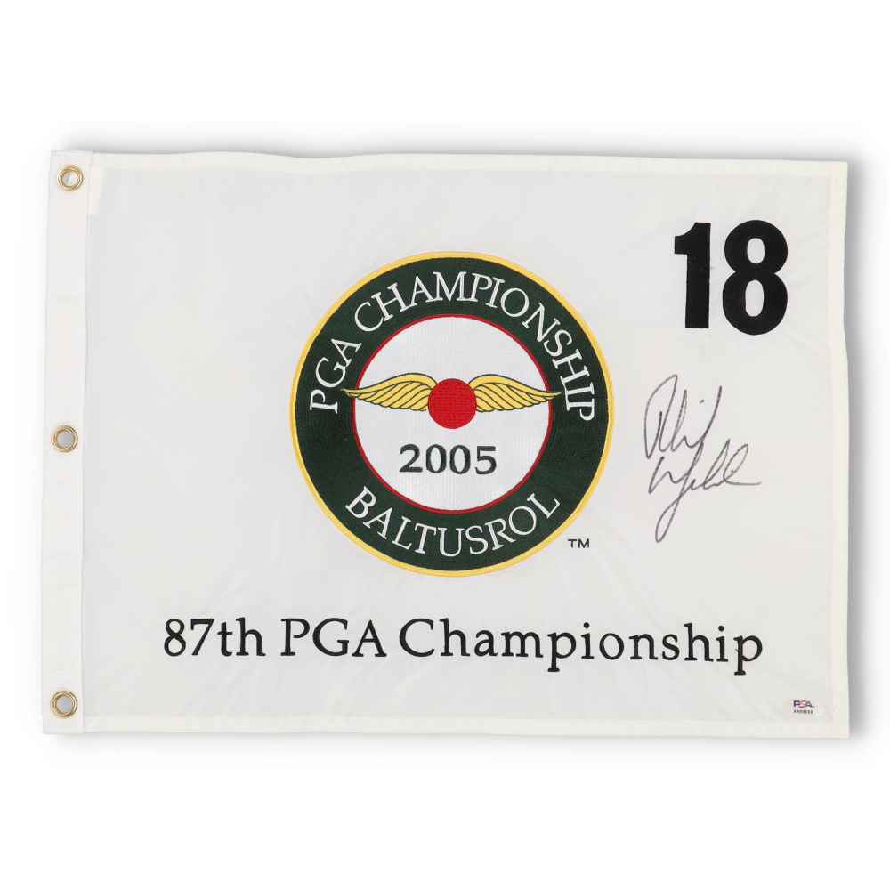 Phil Mickelson Signed 2005 Baltrusol PGA Championship Official 18th ...