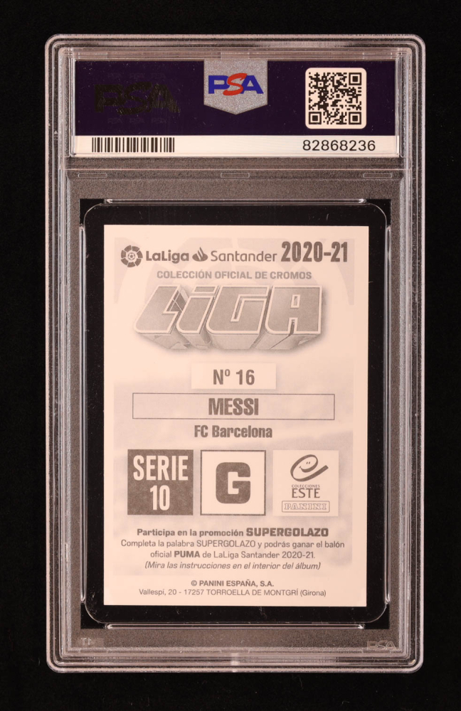 Lionel Messi 2020-21 Panini Colecciones Este La Liga Stickers Serie 10 ...