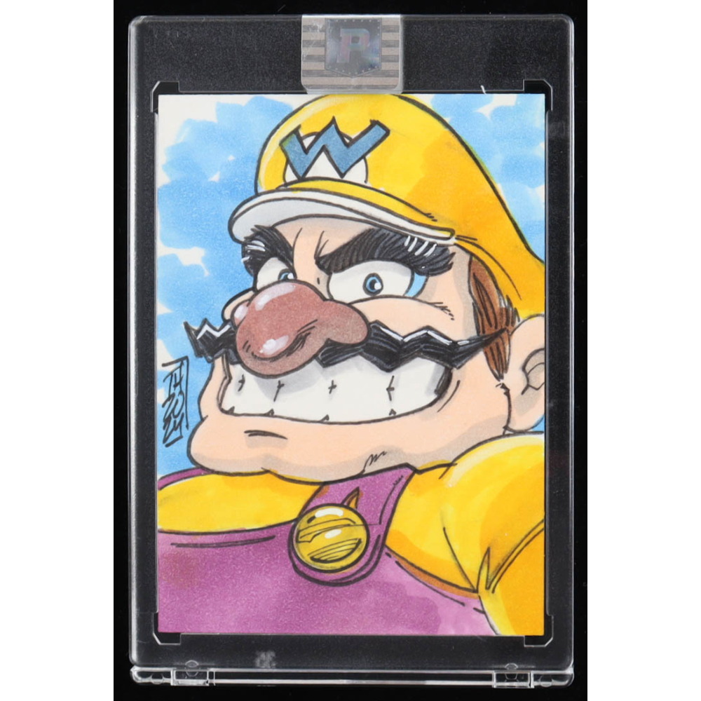 Wario | Mario | Nintendo | Original Art Sketch Card by Tom Hodges (1/1 ...
