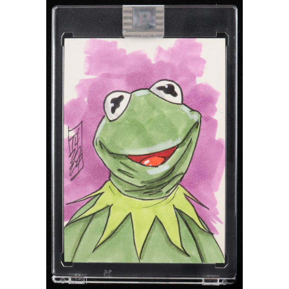 Kermit the Frog | Muppets | Original Art Sketch Card by Tom Hodges (1/1 ...