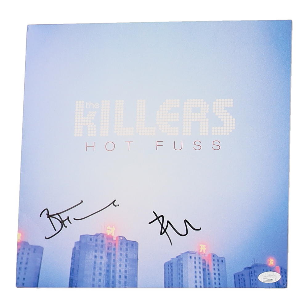 Brandon Flowers & Ronnie Vanucci Signed The Killers "Hot Fuss" Vinyl ...