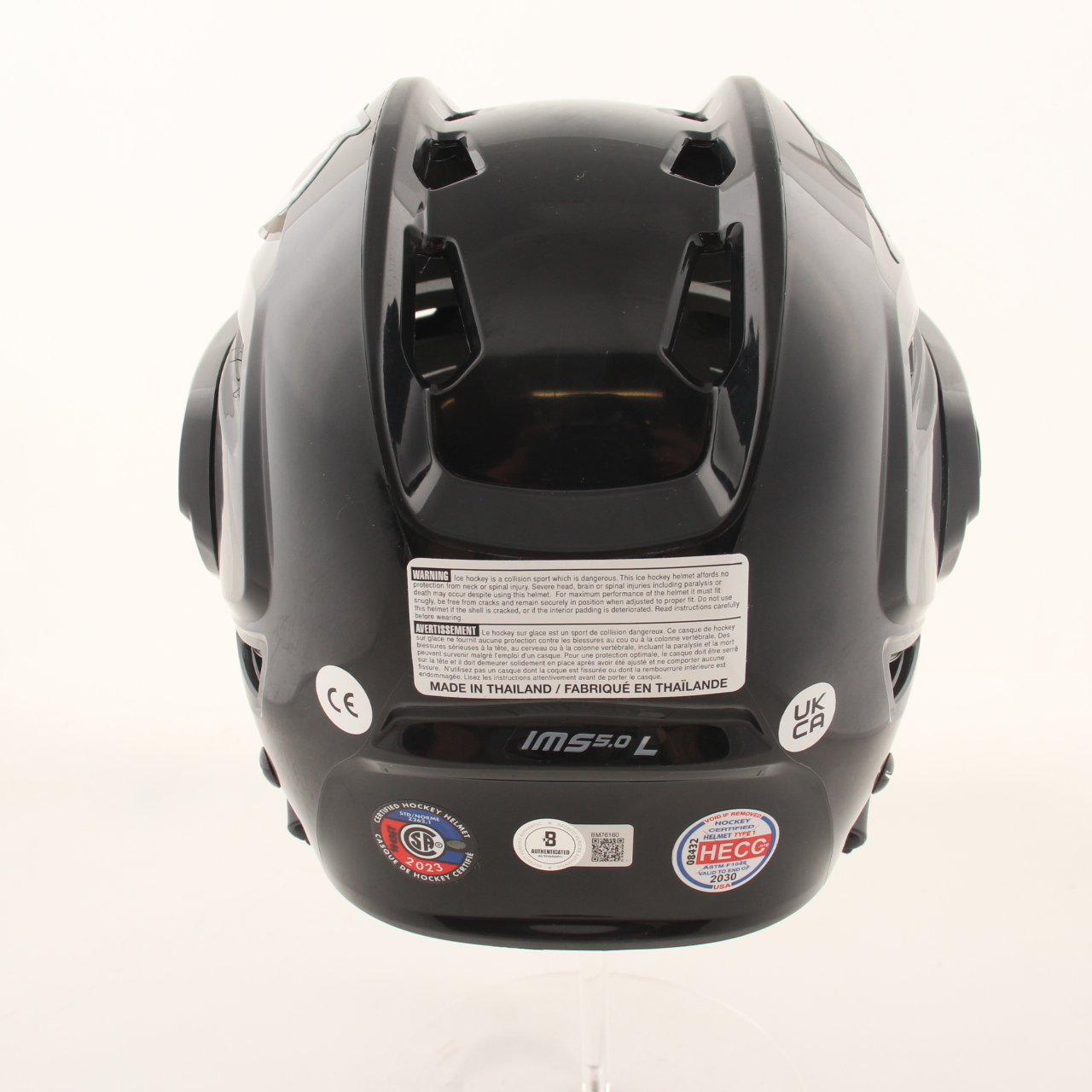 Brayden Point Signed Lightning Full-Size Authentic Hockey Helmet ...