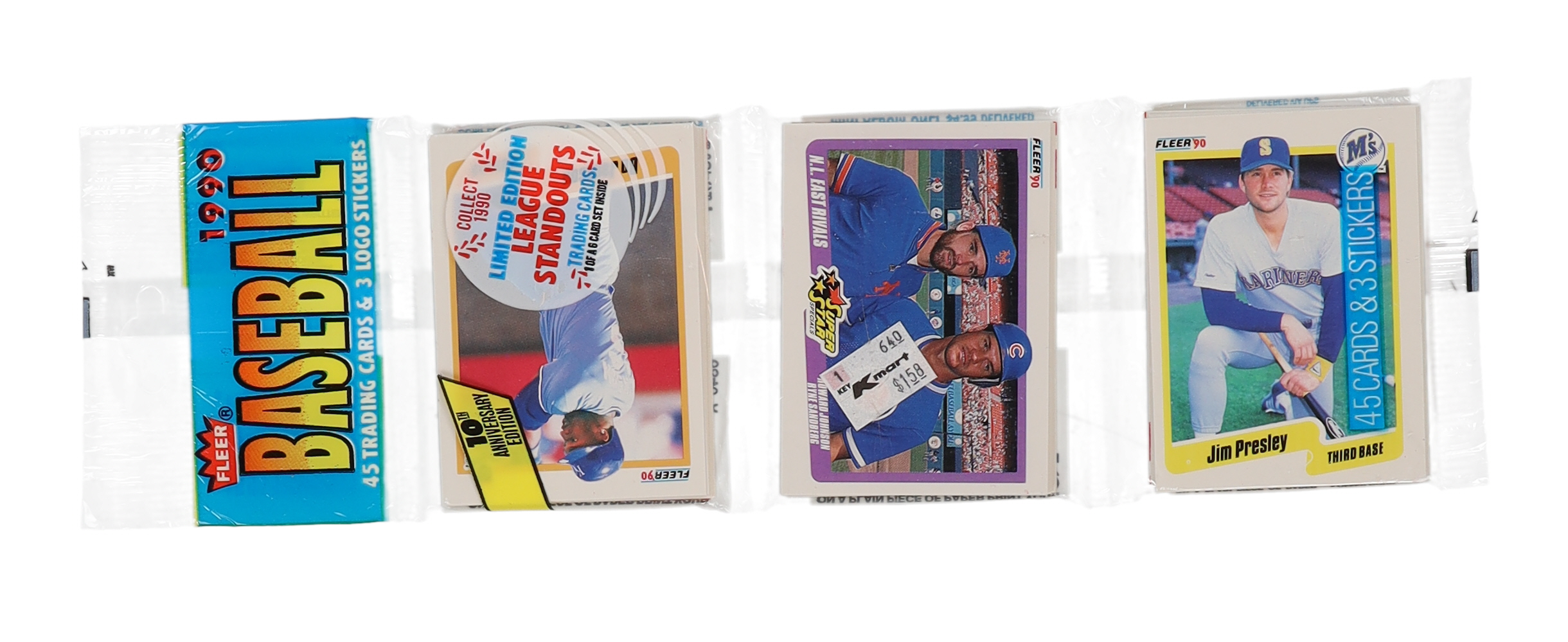 1990 Fleer Baseball Rack Pack with (45) Cards | Pristine Auction