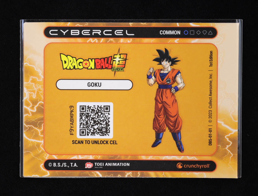 Goku 2023 Dragon Ball Super Cybercel 1st Edition #DBS-01-01 | Pristine ...