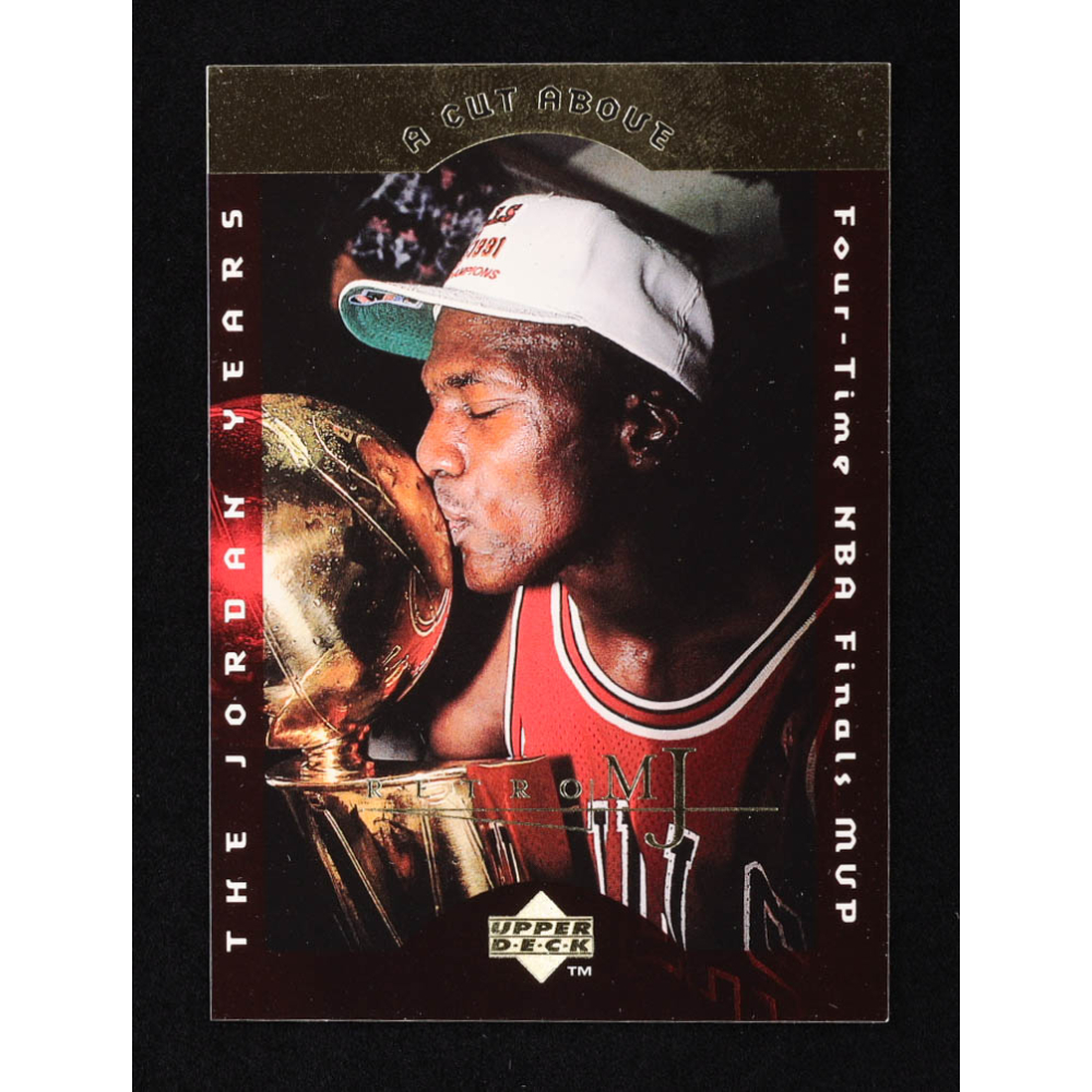 Michael Jordan 1998 Upper Deck Michael Jordan Career Collection #58 ...