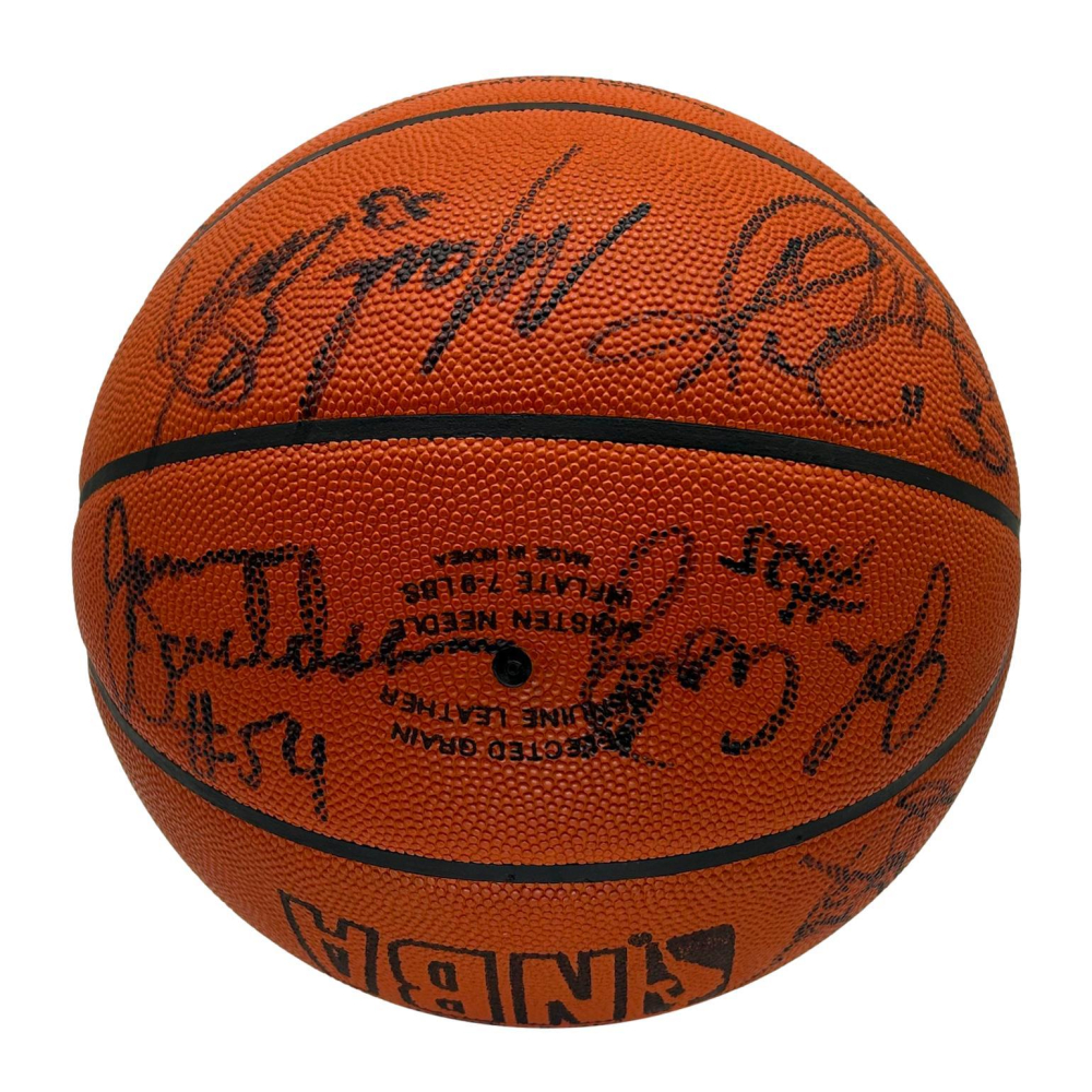 1993-94 Jazz NBA Basketball Team-Signed By (18) with Karl Malone, John ...