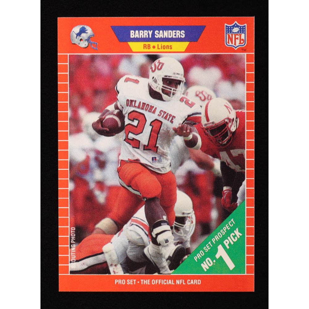 Barry Sanders 1989 Pro Set #494 RC | Pristine Auction