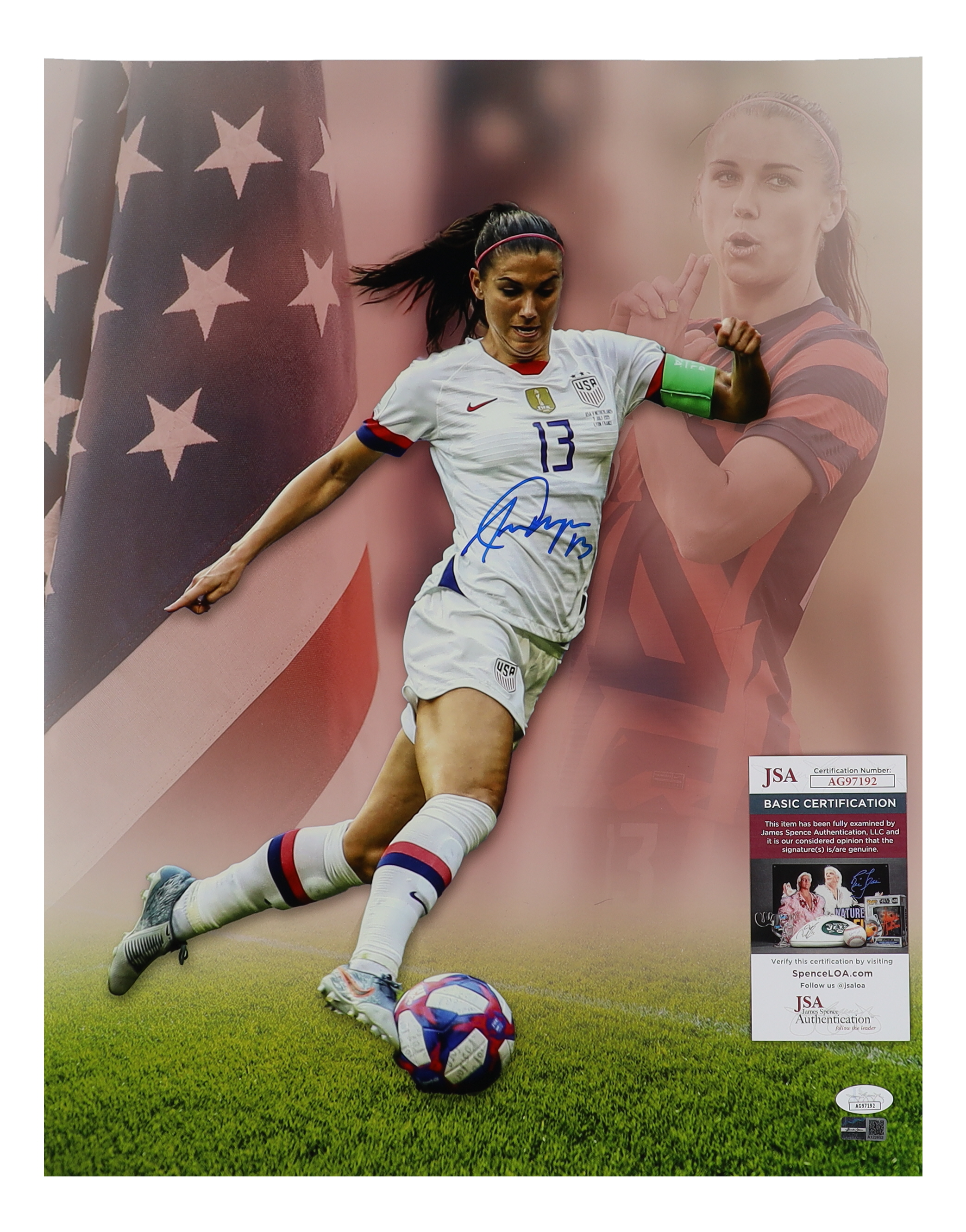 Alex Morgan Signed USA National Team 16x20 Photo (JSA) | Pristine Auction