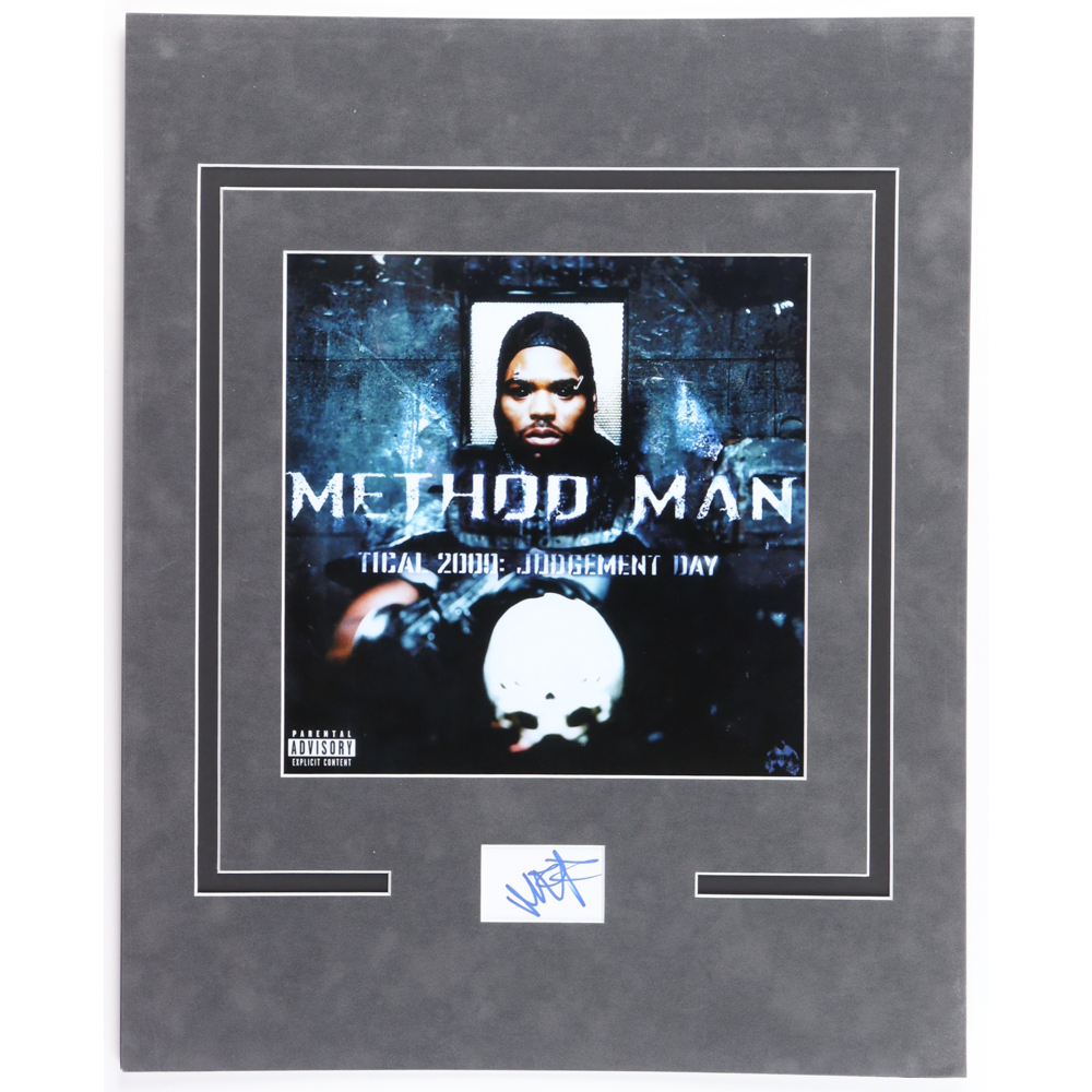 Method Man Signed "Tical 2000: Judgement Day" Custom Matted Cut Display ...