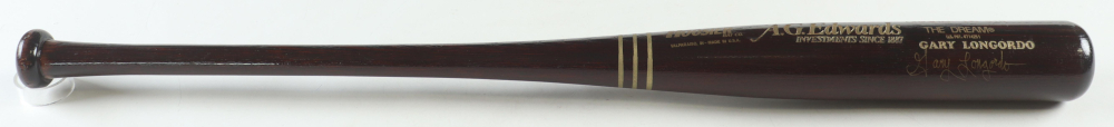 Gary Longordo Signed Hoosier Personalized Baseball Bat (Beckett ...