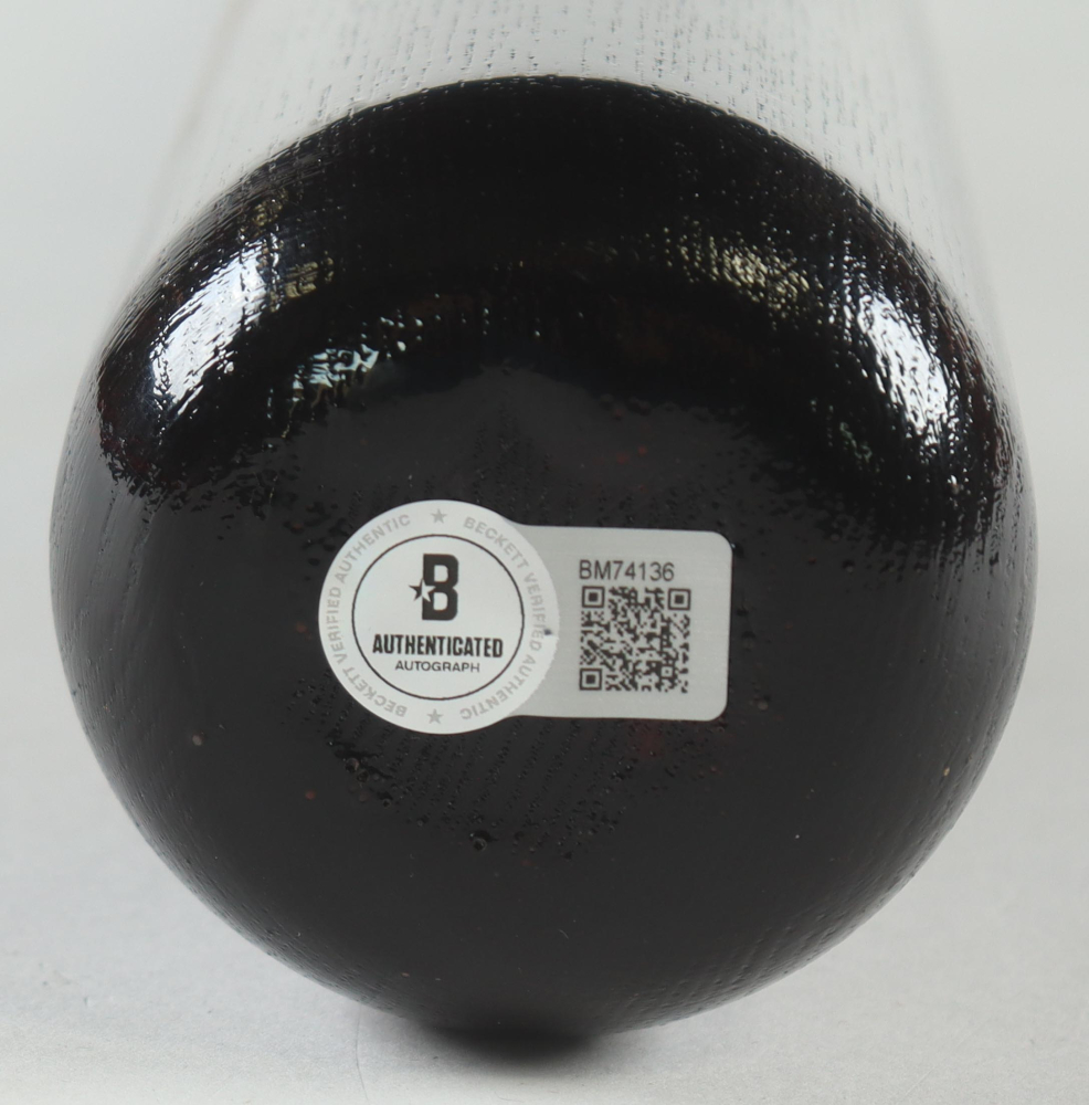 Gary Longordo Signed Hoosier Personalized Baseball Bat (Beckett ...