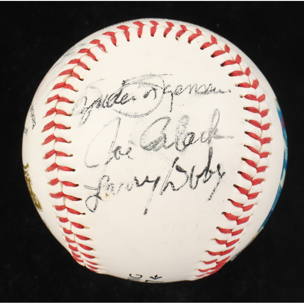 1947 World Series Commemorative Baseball Signed by (9) with Larry Doby ...