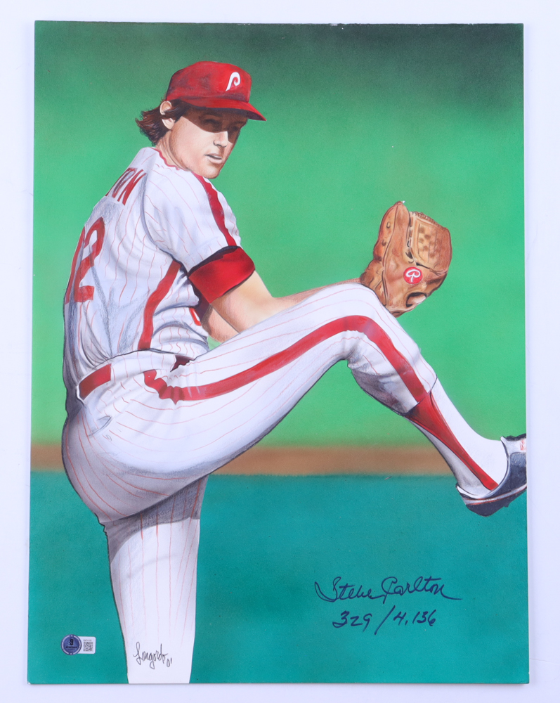 Philly Eagles PITCHER STEVE CARLTON Of The Philadelphia Phillies 1980s ...