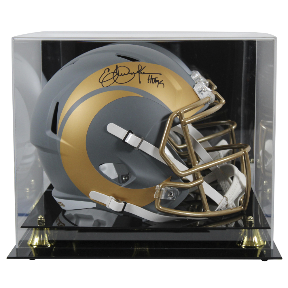 Eric Dickerson Signed Rams Full-Size Slate Alternate Speed Helmet ...