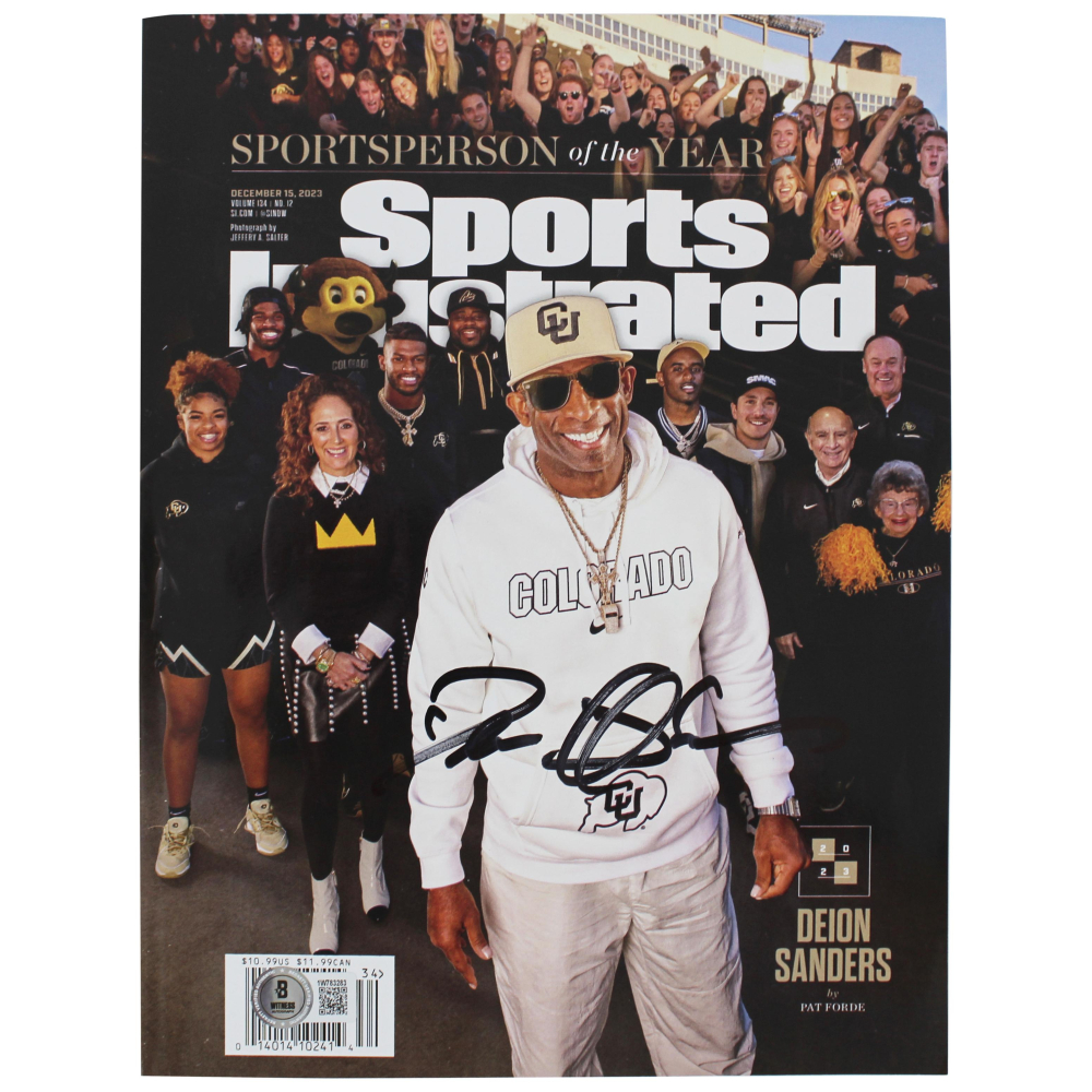 Deion Sanders Signed 2023 "Sports Illustrated" Magazine (Beckett) | Pristine Auction
