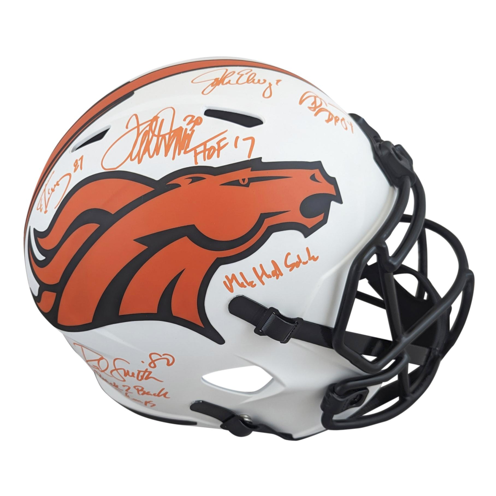 Broncos Full-Size Lunar Eclipse Alternate Speed Helmet Signed By (5 ...