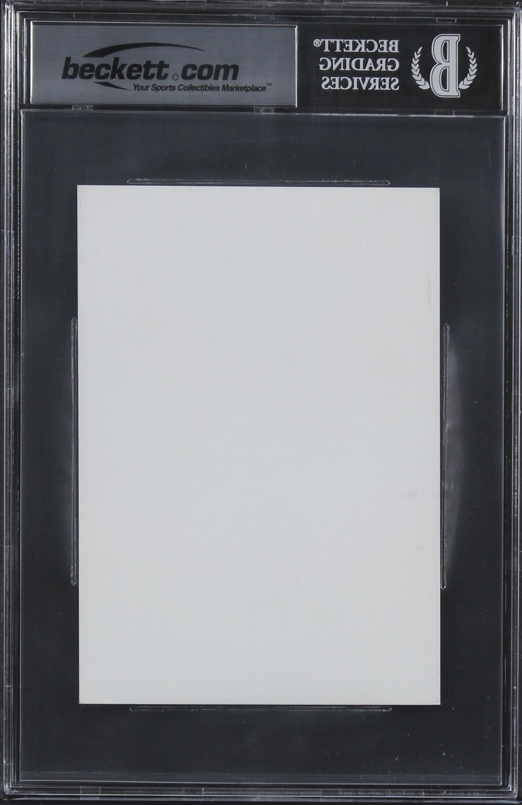 Roger Federer Signed 4x6 Promo Card (Beckett) | Pristine Auction