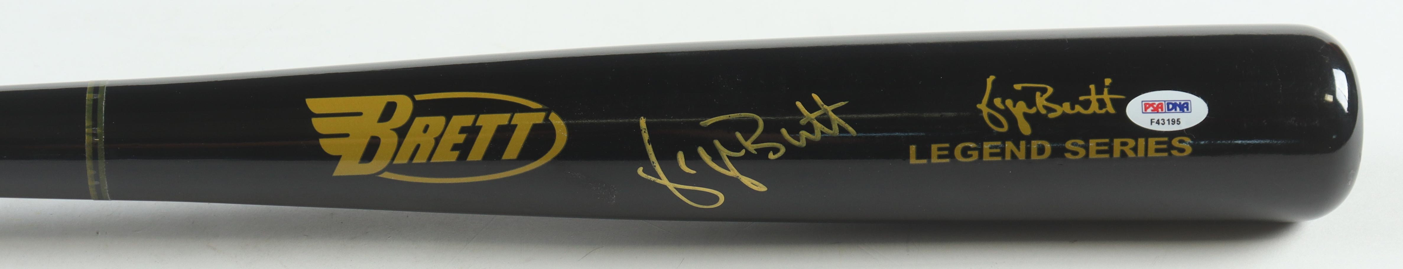 George Brett Signed "Brett Baseball Bat" Legend Series Model Baseball ...