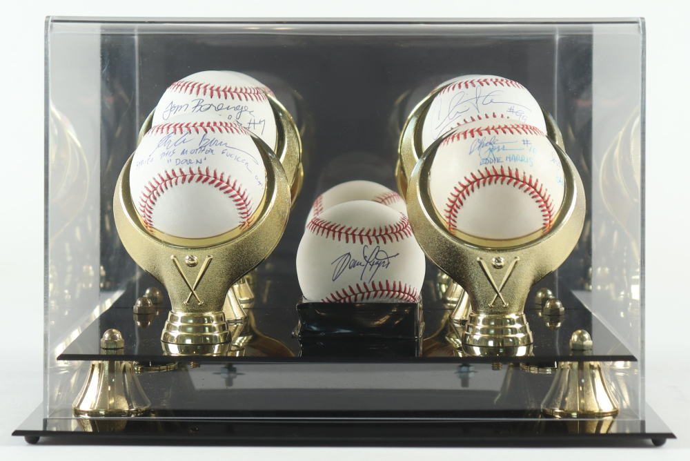 "Major League" Display Set of (5) Baseballs Cast-Signed By (5) With Tom ...