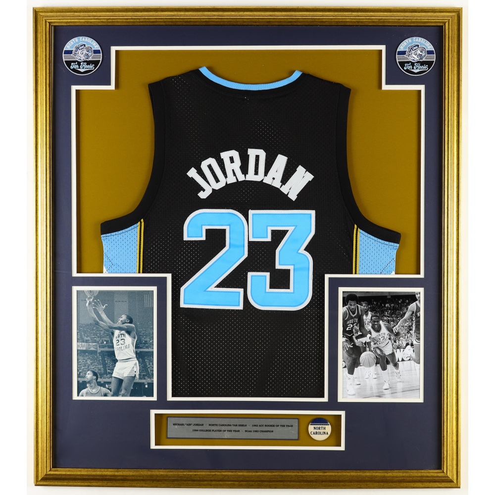 Michael Jordan North Carolina Tar Heels Custom Framed Jersey Display ...