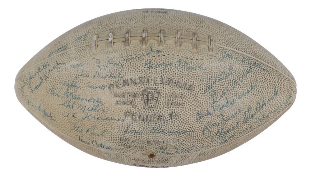 1962 All-American Heisman Winners Football Signed by (18) with Billy ...