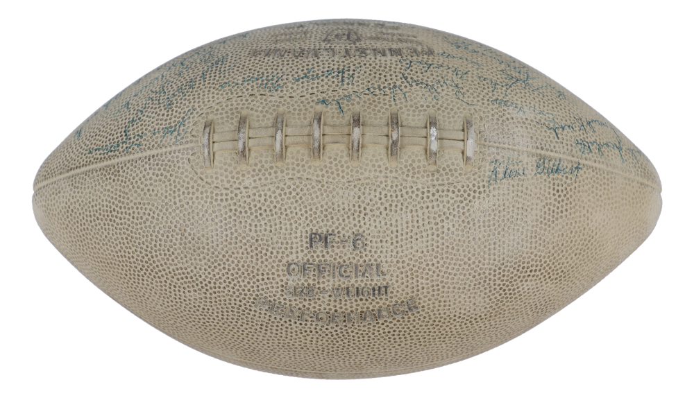 1962 All-American Heisman Winners Football Signed by (18) with Billy ...