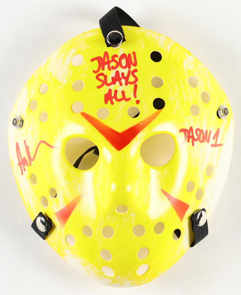 Ari Lehman Signed "Friday the 13th" Mask Inscribed "Jason 1" & "Jason ...