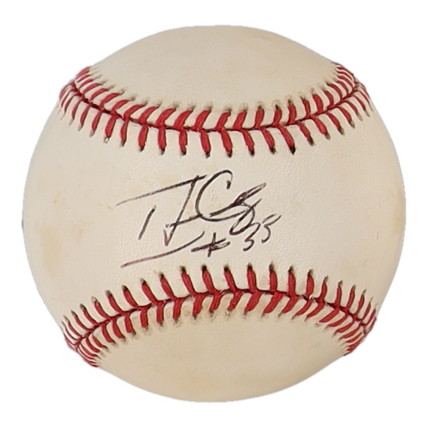 Ivan Cruz Signed OAL Baseball (Beckett) | Pristine Auction