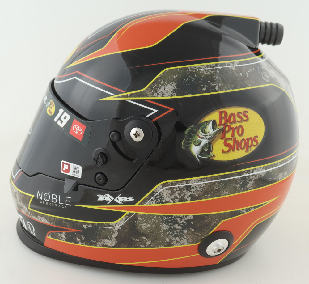 Martin Truex Jr. Signed NASCAR Bass Pro Shops Full-Size Helmet (PA ...