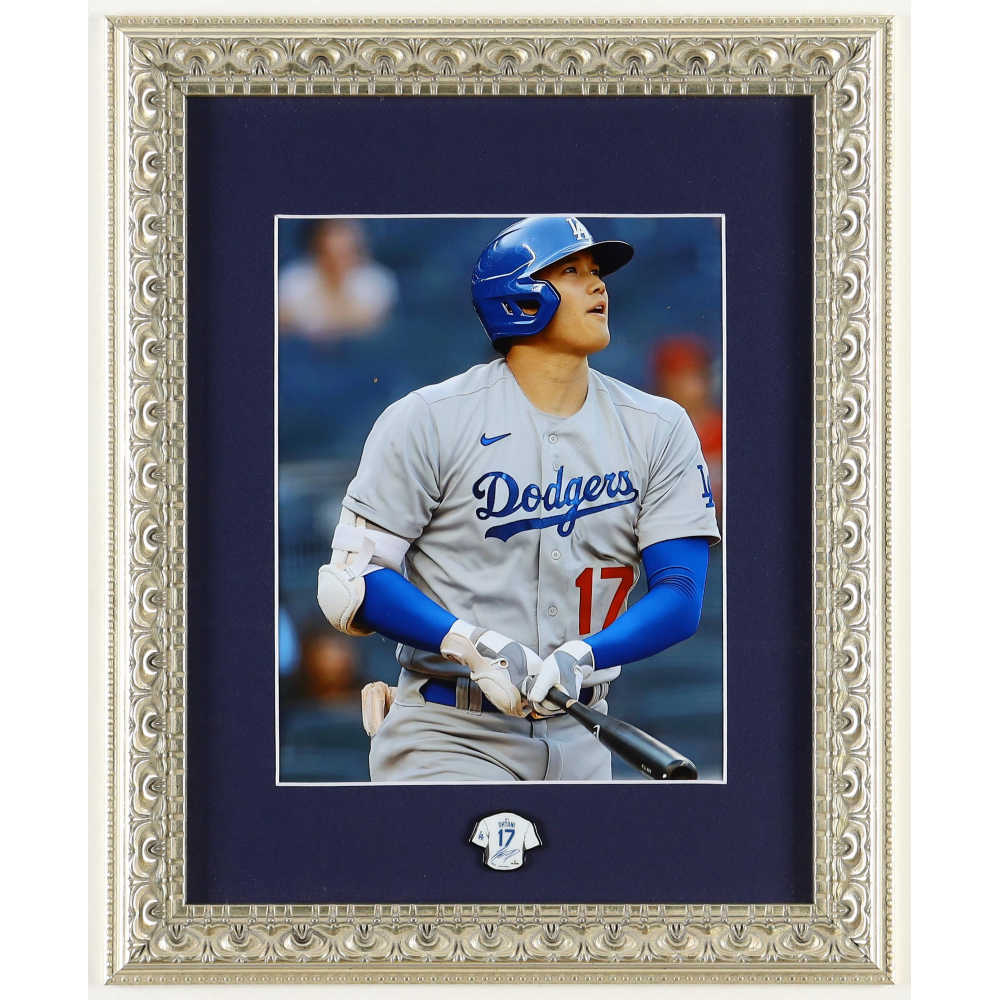 Shohei Ohtani Dodgers Custom Framed Photo Display With Team Logo Pin ...