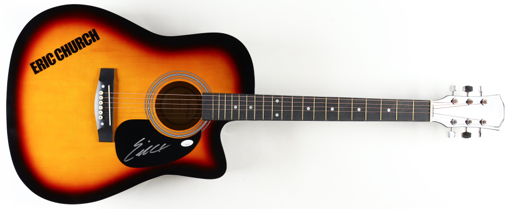 Eric Church Signed 39" Acoustic Guitar (JSA) | Pristine Auction