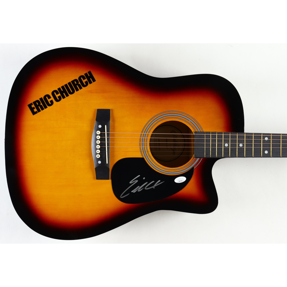 Eric Church Signed 39" Acoustic Guitar (JSA) | Pristine Auction