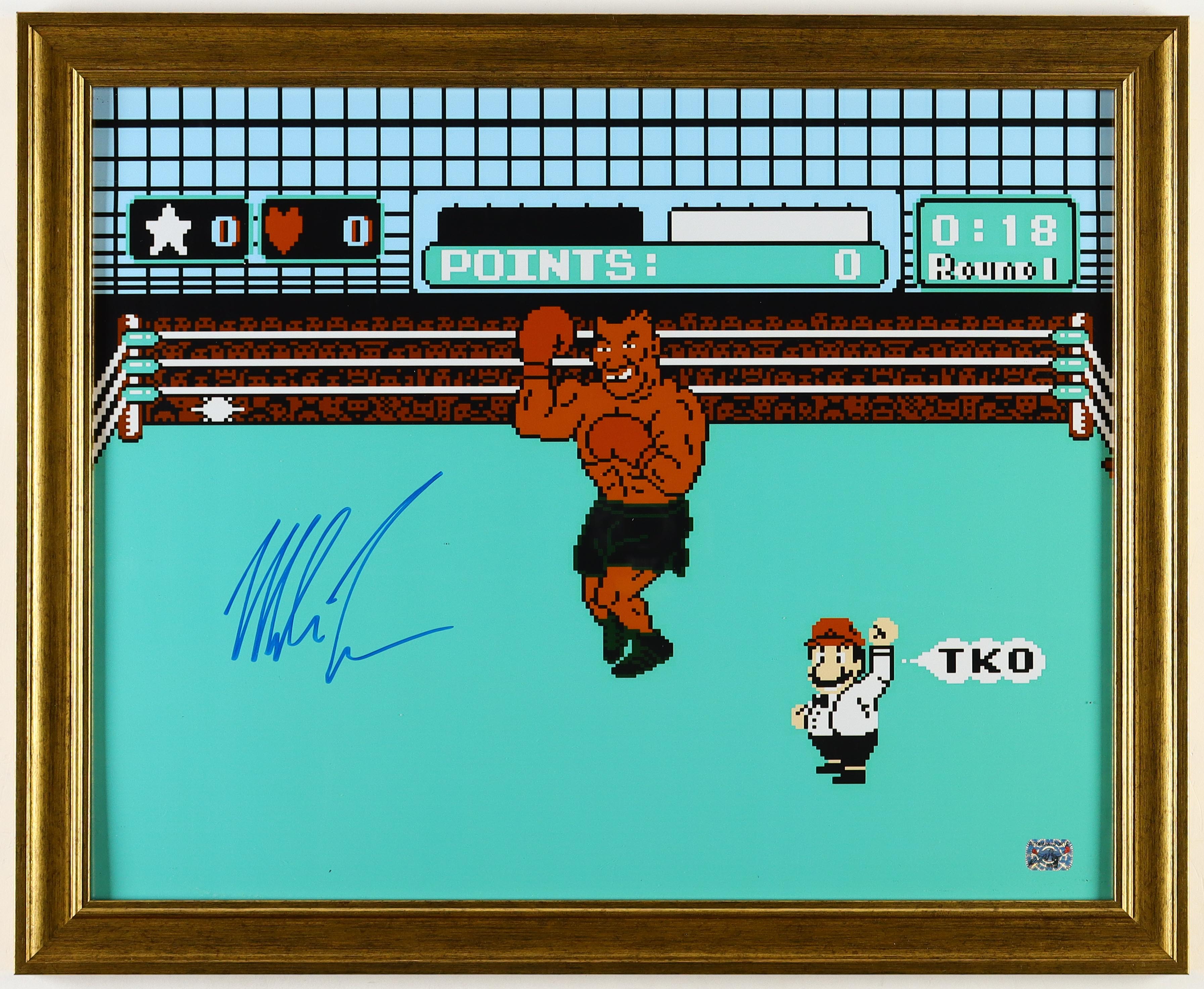 Mike Tyson Signed "Punch-Out!!!" Custom Framed Photo Display (Tyson ...