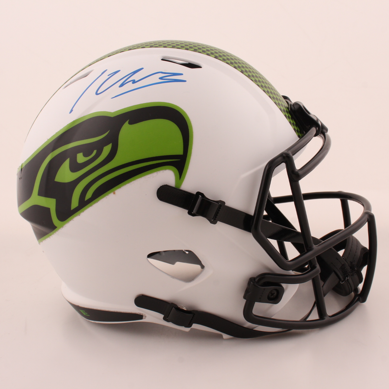 Kenneth Walker III Signed Seahawks Full-Size Lunar Eclipse Alternate ...