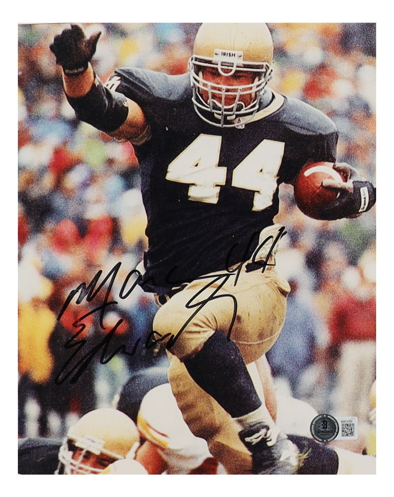 Marc Edwards Signed Notre Dame Fighting Irish 8x10 Photo (Beckett ...