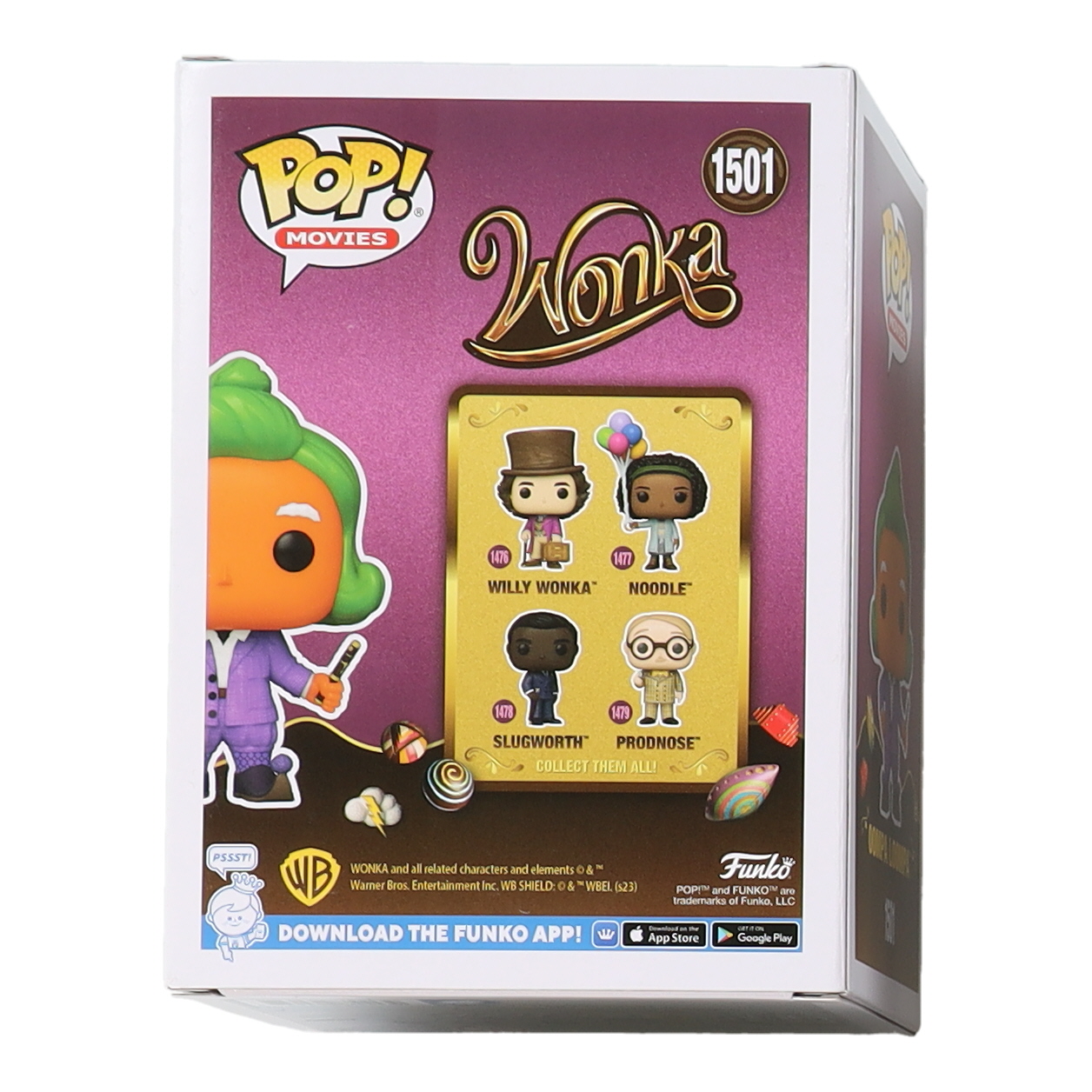 Rusty Goffe Signed "Wonka" #1501 Oompa Loompa Funko Pop! Vinyl Figure ...